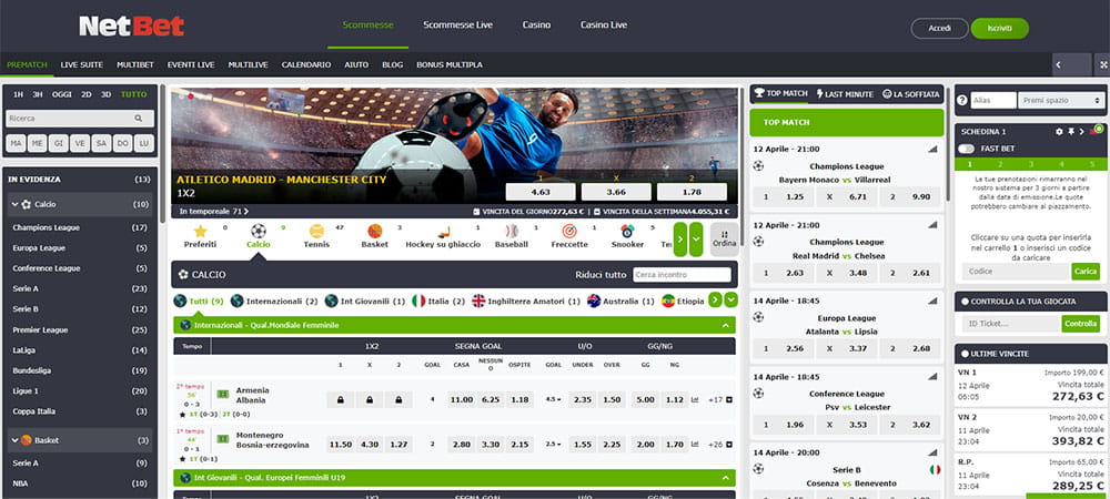 NetBet - recensione 2024: guida e info su scommesse e quote