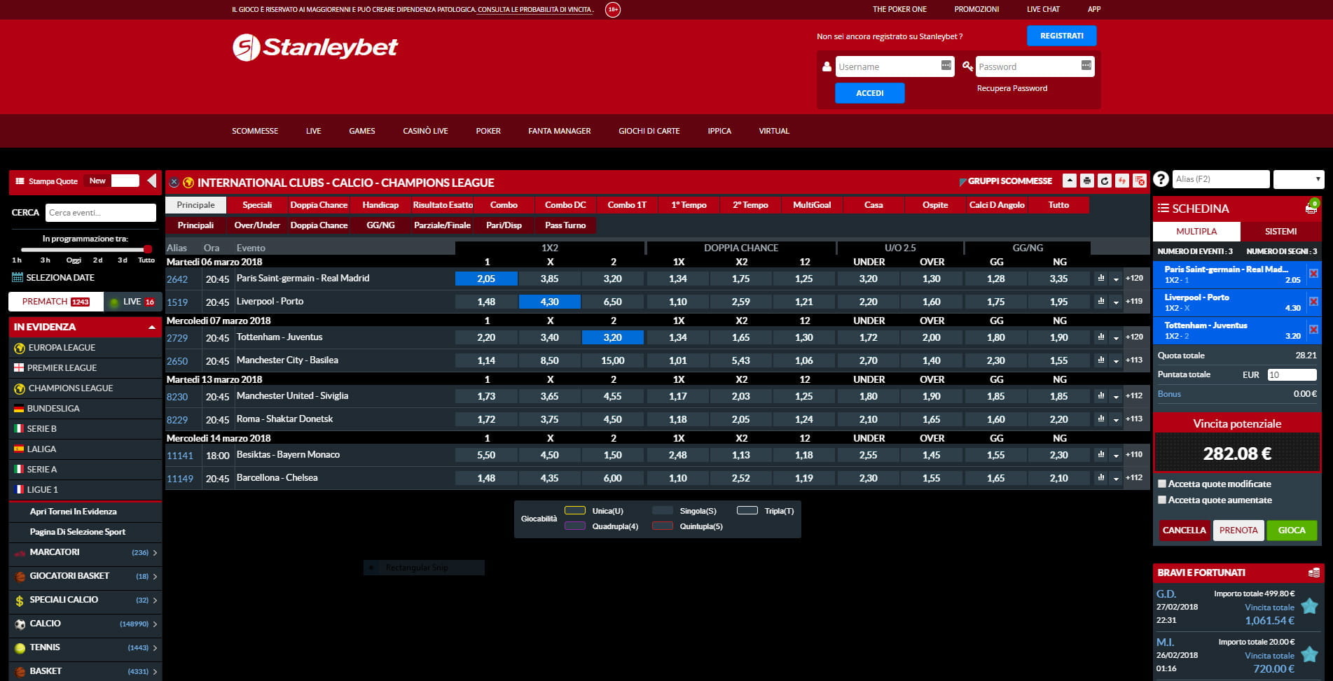 Stanleybet: la recensione accurata della piattaforma scommesse